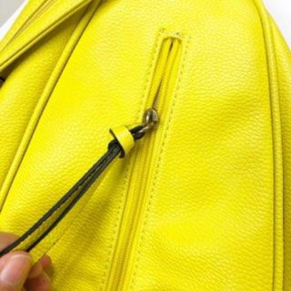 Bags | Bright Yellow Small Backpack | Poshmark